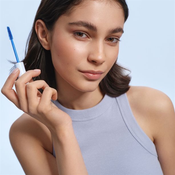 Transparentná špirála na riasy a obočie