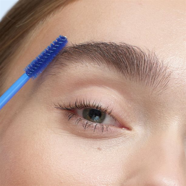 Transparentná špirála na riasy a obočie